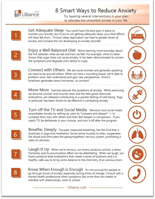 8 Smart ways to Reduce your Anxiety!